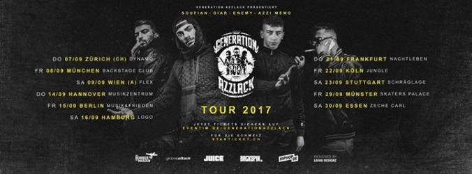 Party - Generation Azzlack · Logo · Hamburg - LOGO - 16.09.2017