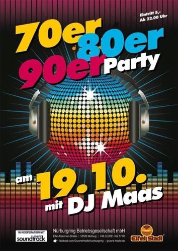 Party - 70er 80er 90er PARTY - Eifel Stadl - 19.10.2013