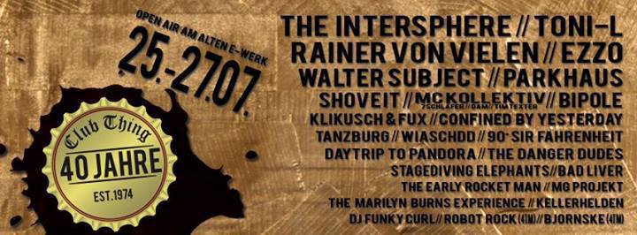 Party - 40 Jahre Club Thing e.V. - Jubiläumsfestival - Club Thing e.V ...