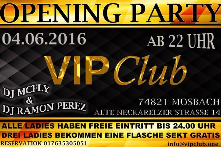 Party - Opening Party Neueröffnung Disco VIP Club - VIERZEHN CLUB - 04. ...