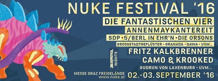 Party - NUKE FESTIVAL '16 - Stadthalle Graz - 02.09.2016