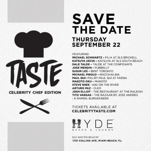 Party - TASTE Celebrity Chef Edition - Raleigh - 23.09.2016