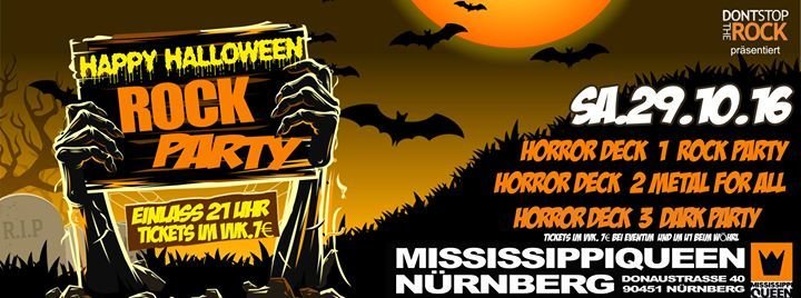 Party - Happy Halloween Rock Party mit Gast DJ Metal Moser (Rockantenne ...