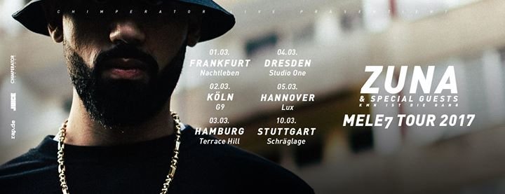 Party - Zuna • Mele7 Tour 2017 • Stuttgart - Schräglage Club - 10.03.2017