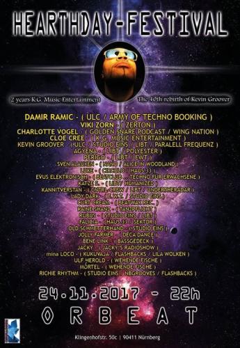 Party - Hearthday Festival / Kevin Groover´s B_Day Bash - Orbeat in ...