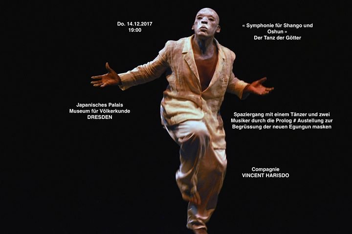Party - Performance mit Vincent Harisdo / Präsentation Egungun-Masken ...