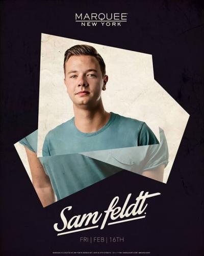 Party - Sam Feldt - Marquee, New York City - 17.02.2018