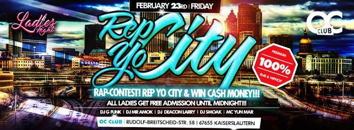 Party - Oc Club Fridays | Rep Yo City - Ladies Night Fri 23 Feb ...