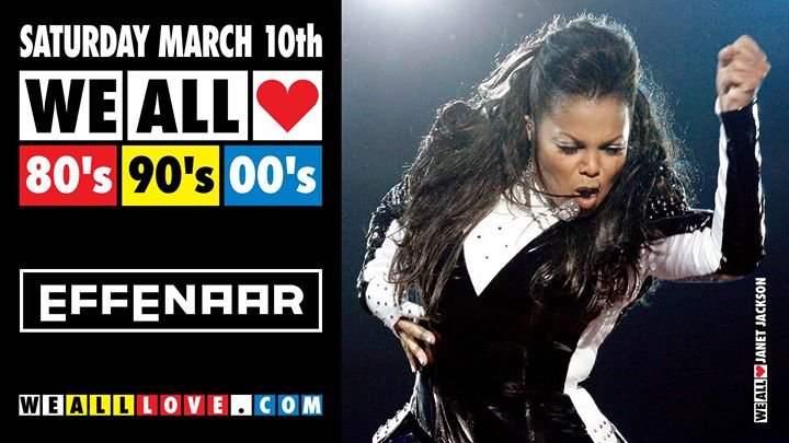Party - WE ALL Love 80's 90's 00's - Effenaar - Eindhoven - De Effenaar - 10.03.2018