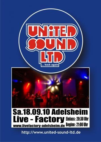 Party - United Sound ltd. - Live Factory in Adelsheim - 18.09.2010