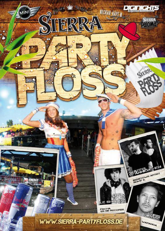 Festa - Sierra Partyfloss - Neckar Captain in Stuttgart - 17.08.2012