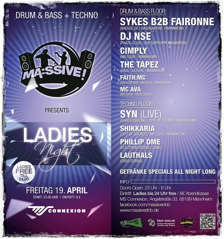 Bilder - MA:SSIVE presents LADIES NIGHT (DNB & Techno) feat. Baesse.de ...