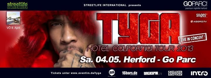Party - TYGA...live in Concert - GOPARC in Herford - 04.05.2013