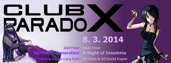 Party - Club Paradox: A Night of Insomnia + Synthetic Generation - Four ...