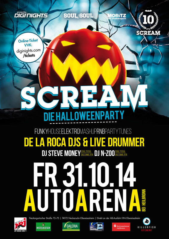 Bilder - SCREAM Part.10 - Die Halloweenparty - AutoArenA - 31.10.2014