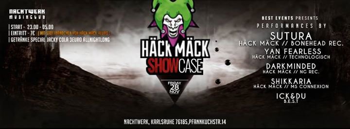 Party - SUTURA LIVE//Häck Mäck SHOWCASE präsentet by BEST Events ...