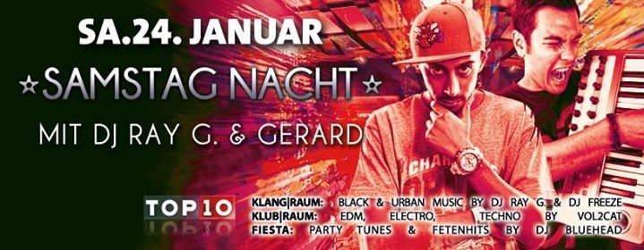 Party - ★SAMSTAG NACHT★ MIT DJ RAY G & DJ GERARD★ - TOP 10 in Tübingen - 24.01.2015