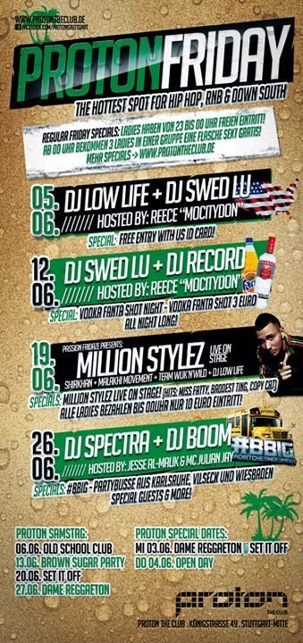 Party - Proton Friday June 5th // ++ ID Card Special ++ The Hottest In ...