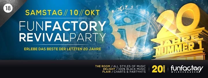 Party - FUN FACTORY REVIVAL PARTY - 5 ELEMENTS in Wildeshausen - 10.10.2015