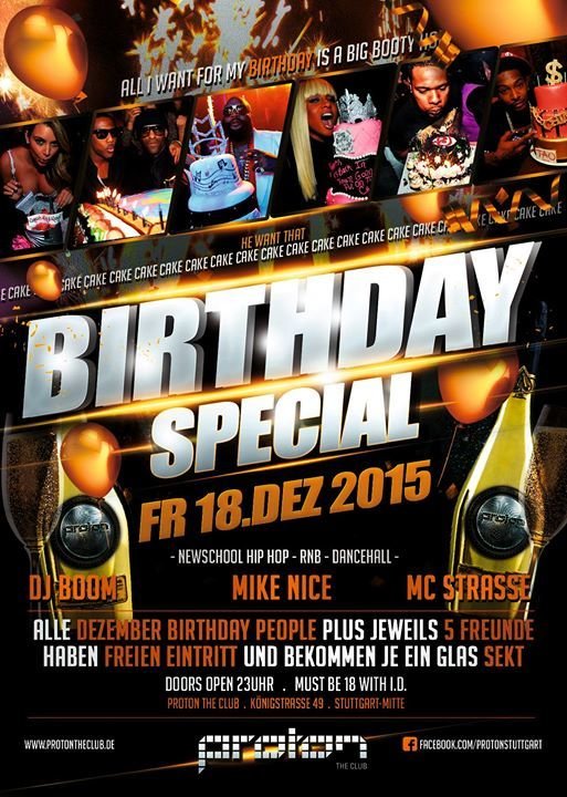 Party - Proton Friday December 18th ++ Birthday Special - Proton in ...