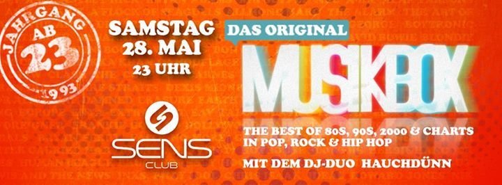 Party - MUSIKBOX - CLUB SENS in Göppingen - 28.05.2016