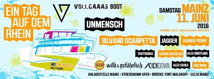 Party - EIN TAG AUF DEM RHEIN Das Vollgaaas Boot ! - S38 Nachtleben ...
