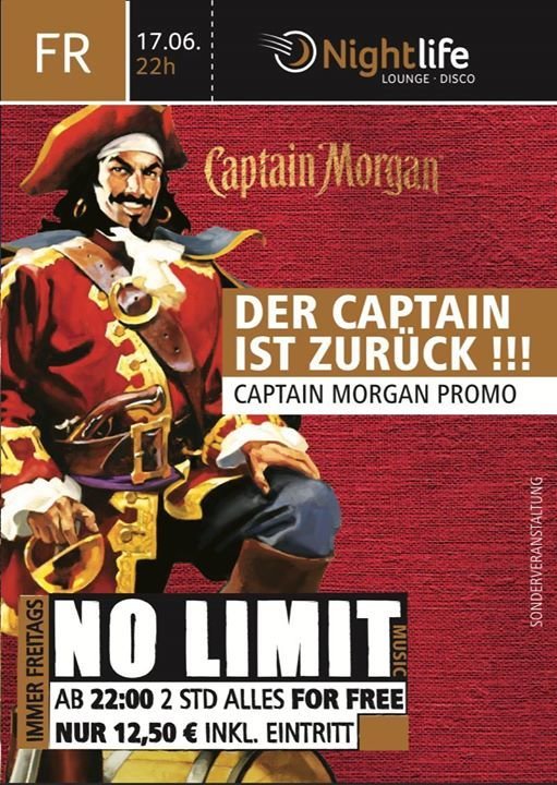 Party - No Limit Special – Der Captain ist zurück! - Alpenmax - 17.06.2016