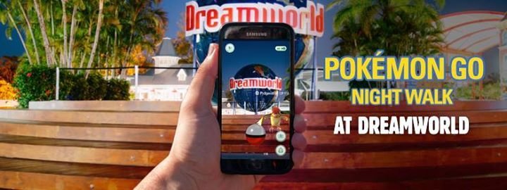 Party - Pokémon Go Night Walk - Dreamworld - 22.07.2016