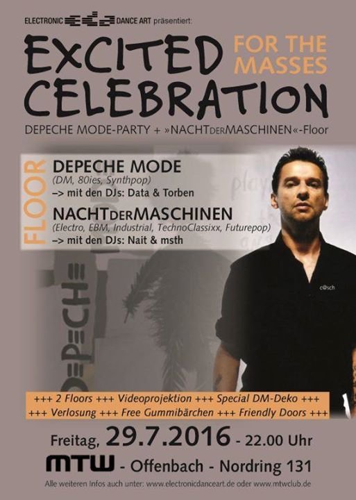 Party - SONDERTERMIN: Excited Celebration vs Nacht der Maschinen (2 ...