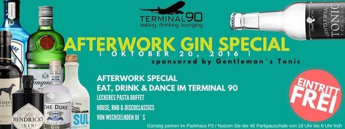 Party - AFTER WORK PARTY - Gin Special - Terminal 90 in Nürnberg - 20. ...