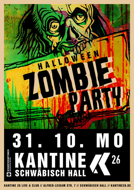 Bilder - ZOMBIE PARTY - KANTINE 26 Live & Club in Schwäbisch Hall - 31. ...