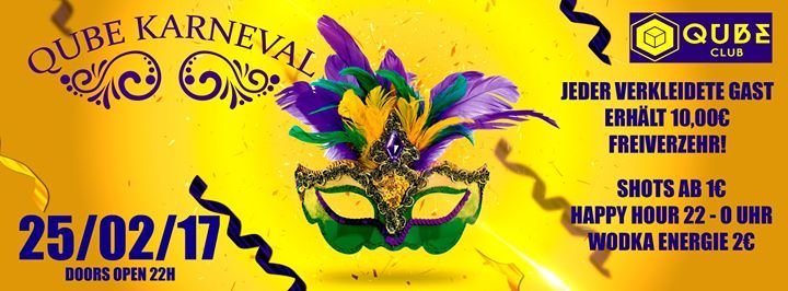 Party - Qube Karneval - QUBE CLUB - 25.02.2017