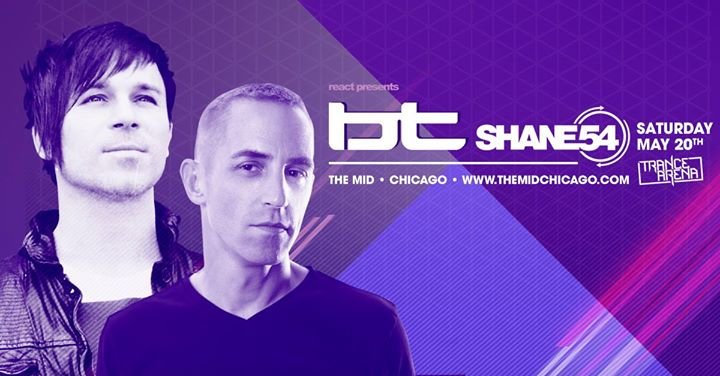 Party - Trance Arena: BT + SHANE 54 at the MID - The MID - 21.05.2017