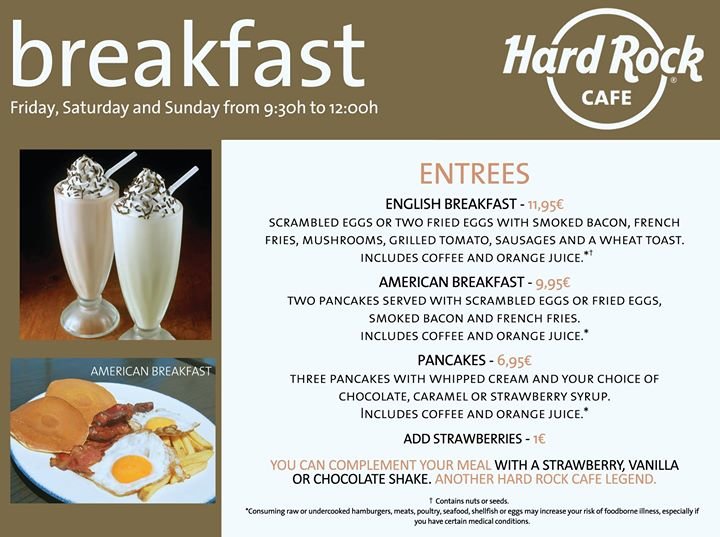 Party - Breakfast - Hard Rock Cafe - 04.06.2017