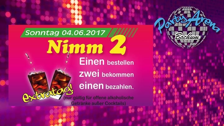 Party - Nimm 2 - PartyArena Bochum - 04.06.2017