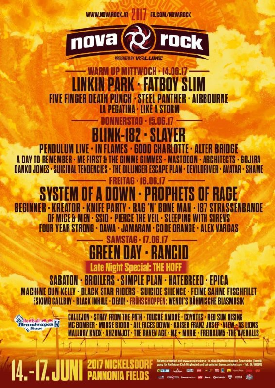 Festival - NOVA ROCK Festival - Pannonia Fields II in Nickelsdorf - 14. ...