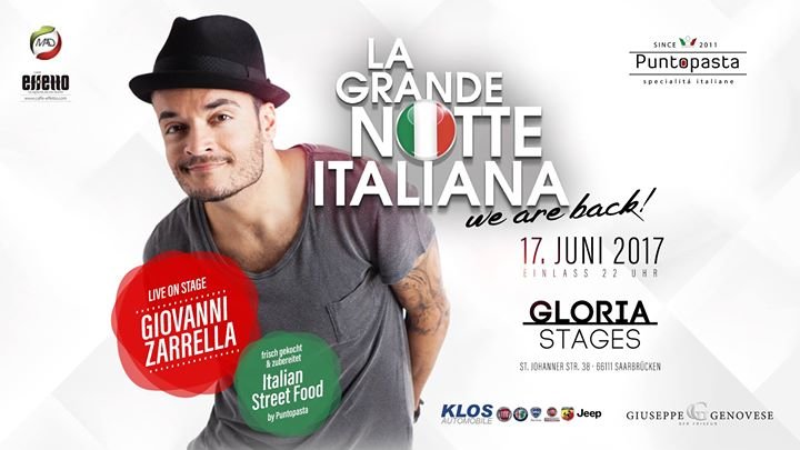 Party - La Grande Notte Italiana Saarbrücken mit Giovanni Zarrella ...