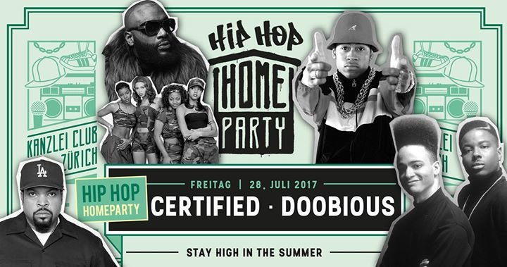 Festa - HIP HOP Homeparty 23+ at WG Kanzlei - Kanzlei in Zürich - 28.07 ...