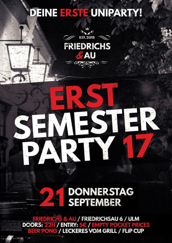 Party - ERST SEMESTER PARTY 2017 - Deine erste Uniparty! - Teutonia in ...