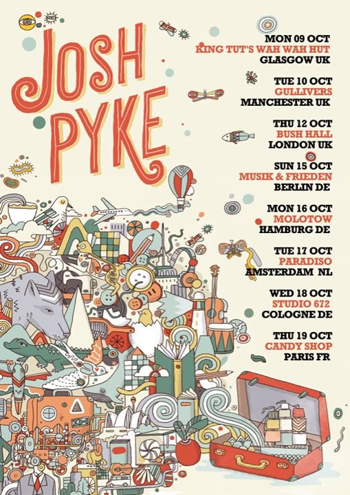 Party - Josh Pyke | The Garage (Attic Bar) Glasgow - Garage Glasgow ...