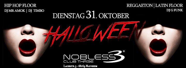 Party - Black Halloween - Die 31.10. Club Nobless Mannheim (Vorfeiertag ... Party - Black Halloween - Die 31.10. Club Nobless Mannheim (Vorfeiertag ...