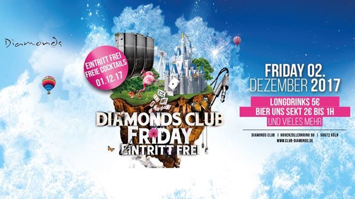 Party - Diamonds Friday / Eintritt frei für alle die ganze nacht - Club ...