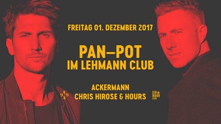 Party - Pan-Pot im Lehmann Club - Lehmann in Stuttgart - 01.12.2017