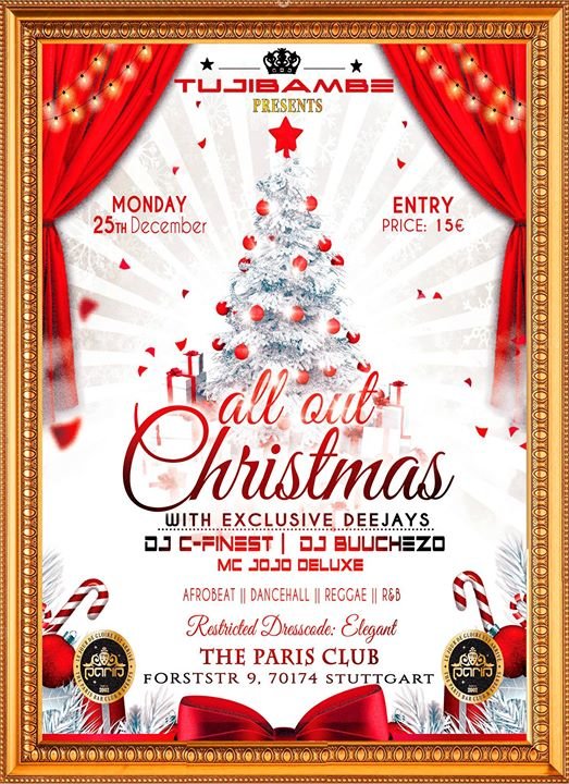 Party - Tujibambe All Out Christmas - The Paris in Stuttgart - 25.12.2017