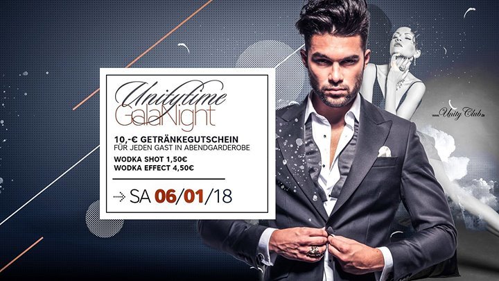 Party - Sa. 6 Jan. Unity Club Gala Night 2018 - Unity Club in Bruchsal ...