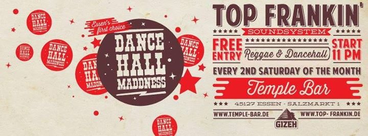 Party - Dancehall Maddness - Temple Bar in Essen - 13.01.2018