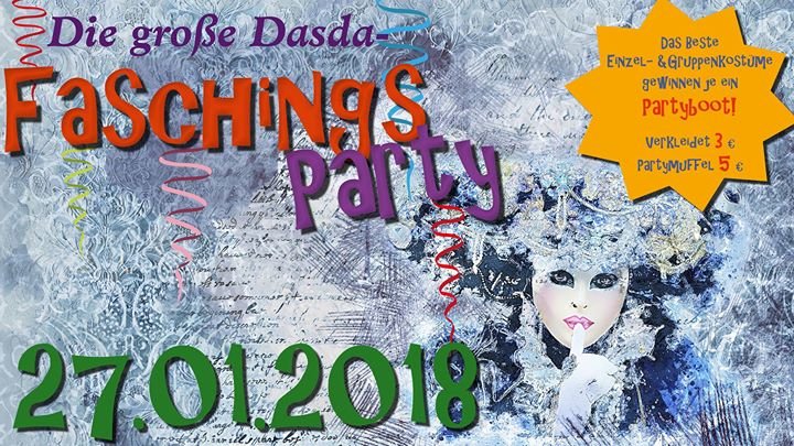 Party - Die große Dasda Faschings Party - Dasda - 27.01.2018