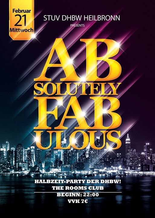 Party - Halbzeit-Party der DHBW - The Rooms Club in Heilbronn - 21.02.2018