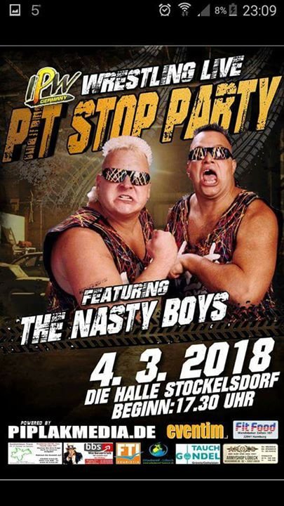 Party Pit Stop Party Mit Den Wwe Legenden Nasty Boys Die Halle