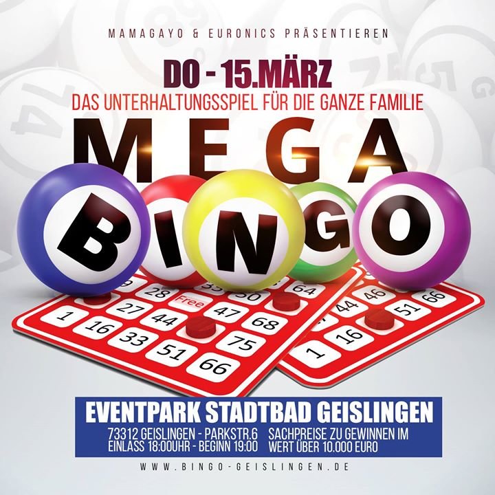 Party - Das Mega Bingo für die ganze Familie - Eventpark - 15.03.2018